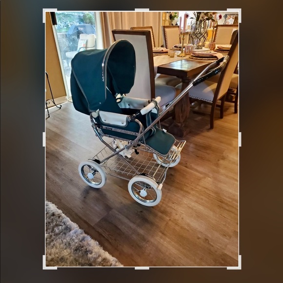 Other | Vintage Viking Org Emmaljunga Stroller Carriage Bassinet Combo ...
